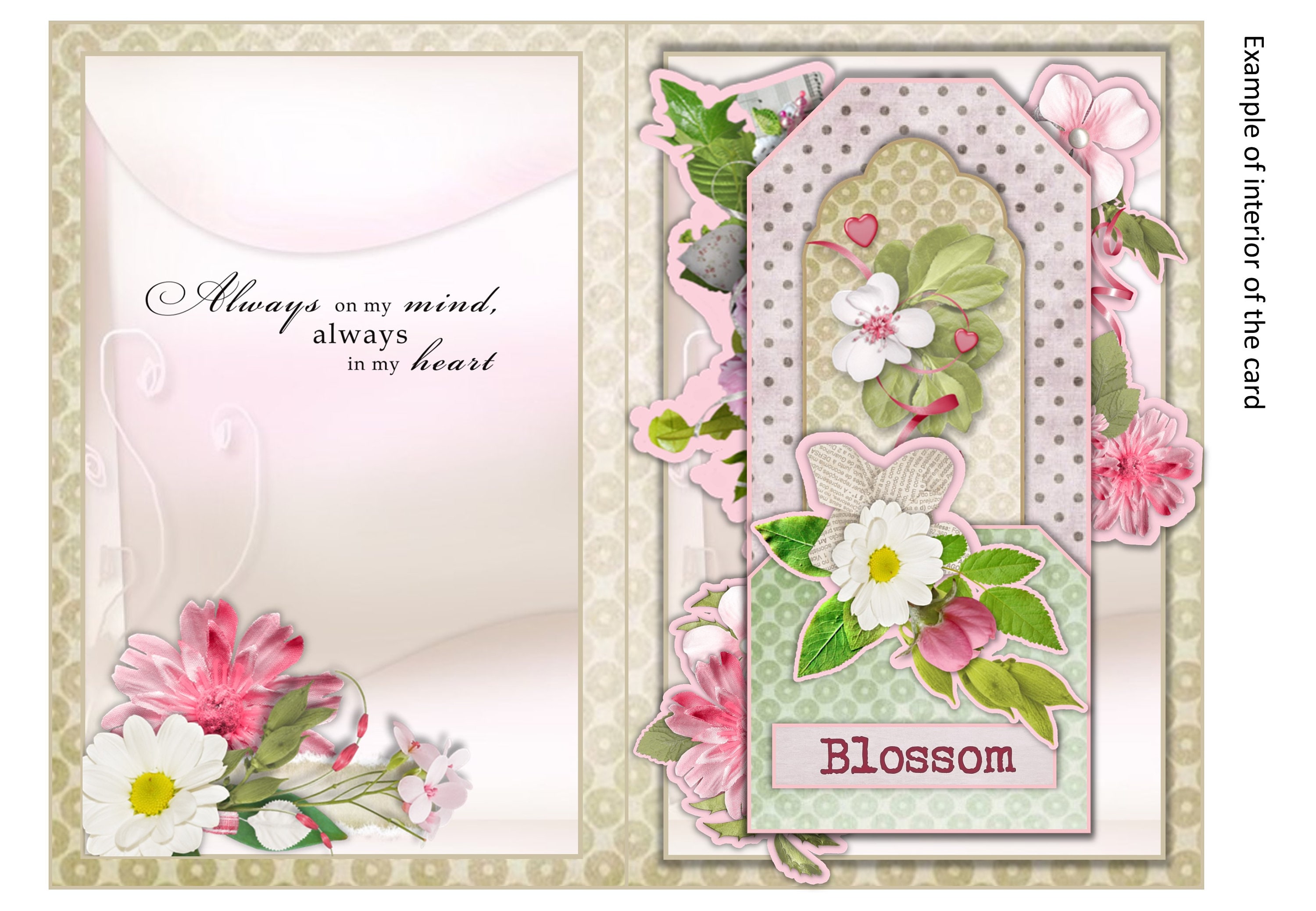 Printable Card Making Kit Decoupage Decoupage Pockets - Etsy
