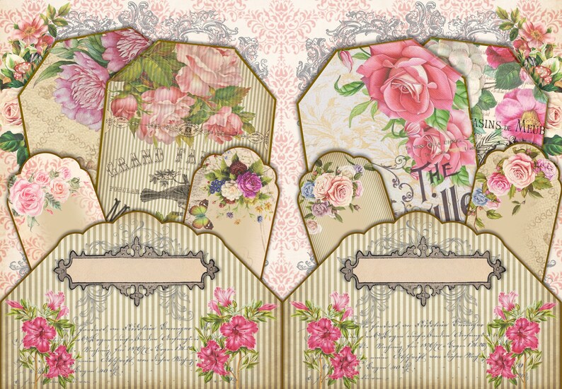 Printable Vintage Victorian Dreams Journal Kit With Free | Etsy