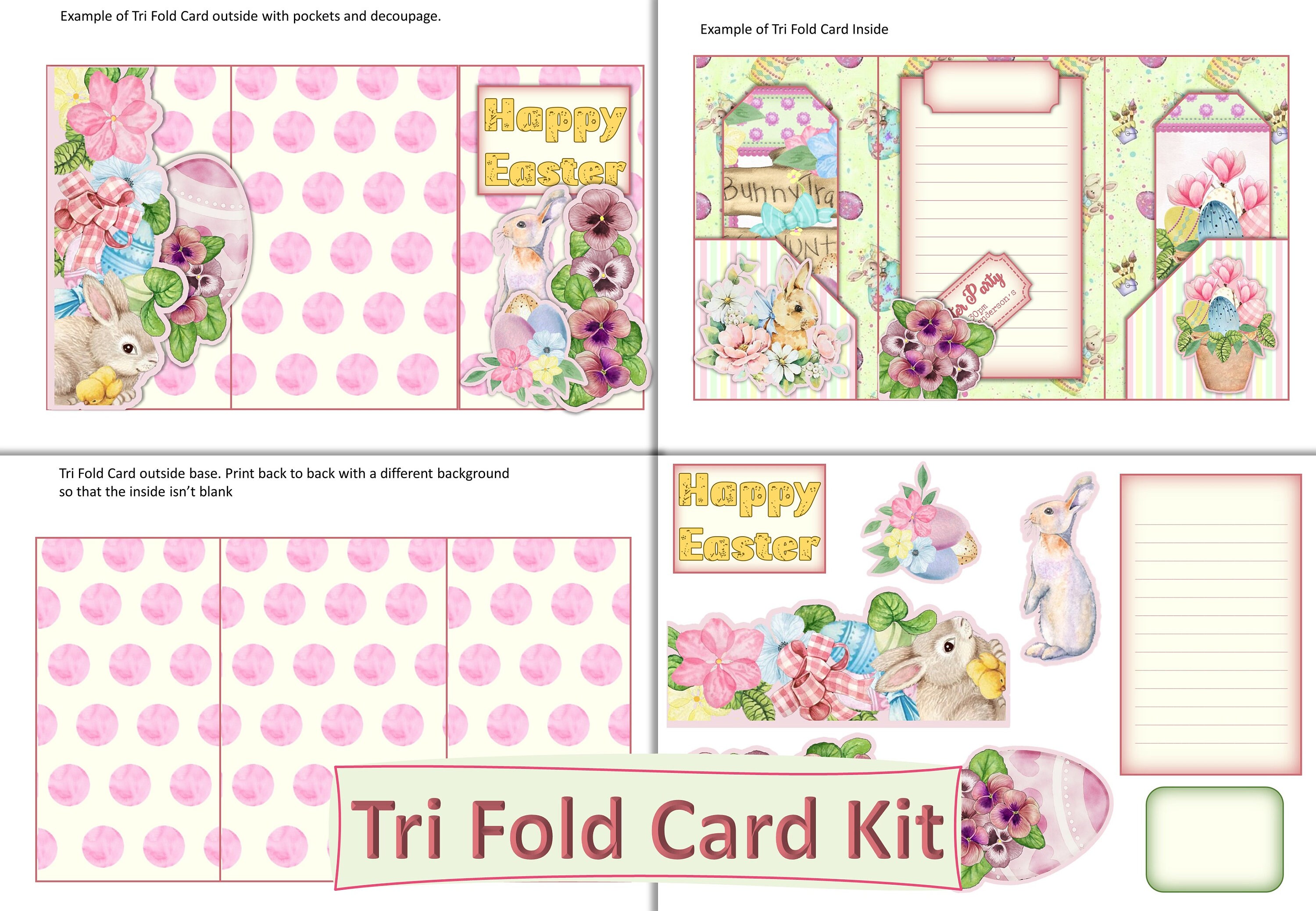 Printable Easter Bunny Journal Kit With Free Ephemera - Etsy