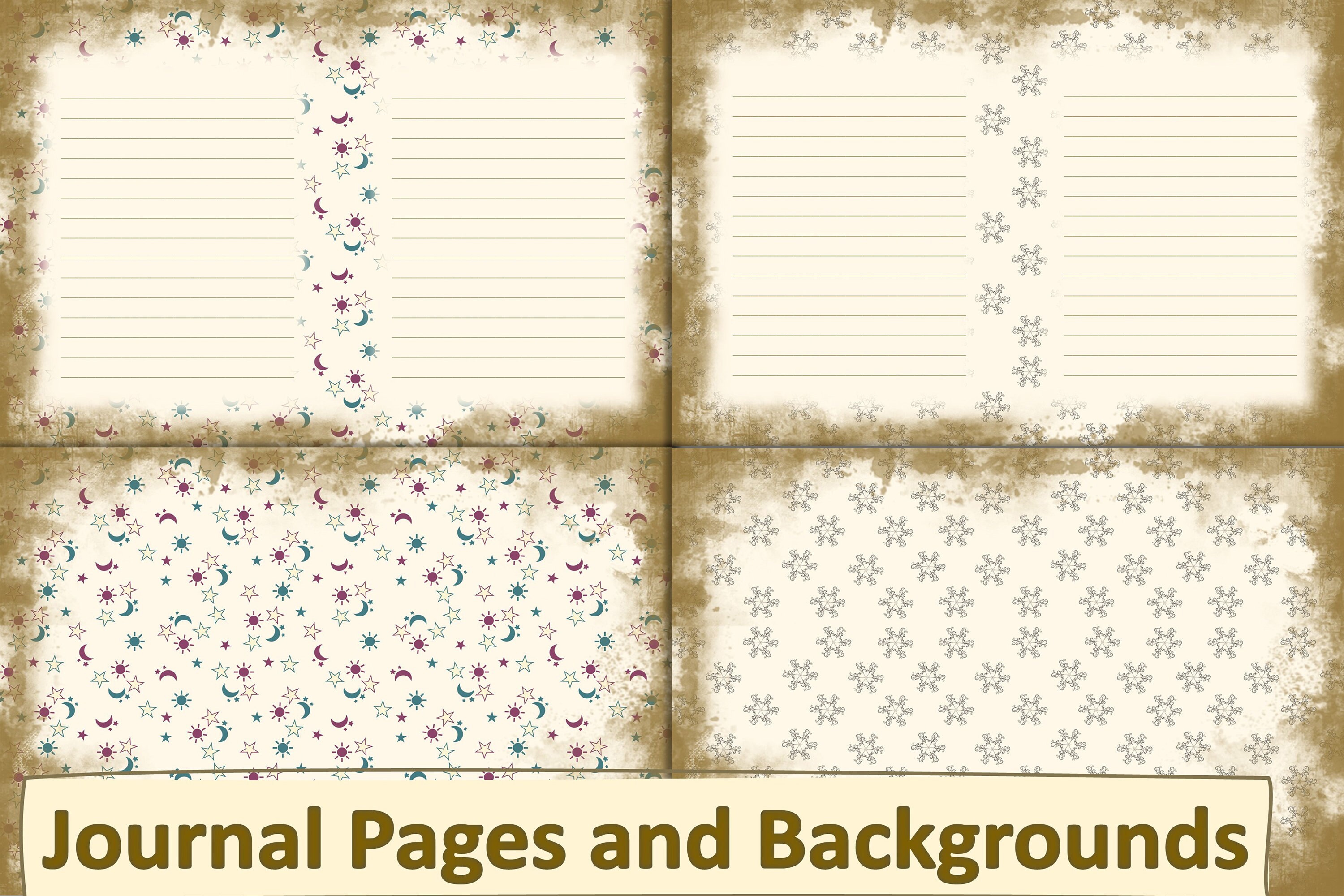 Printable Junk Journal Kit Old Time Vintage Grungy Journal - Etsy UK