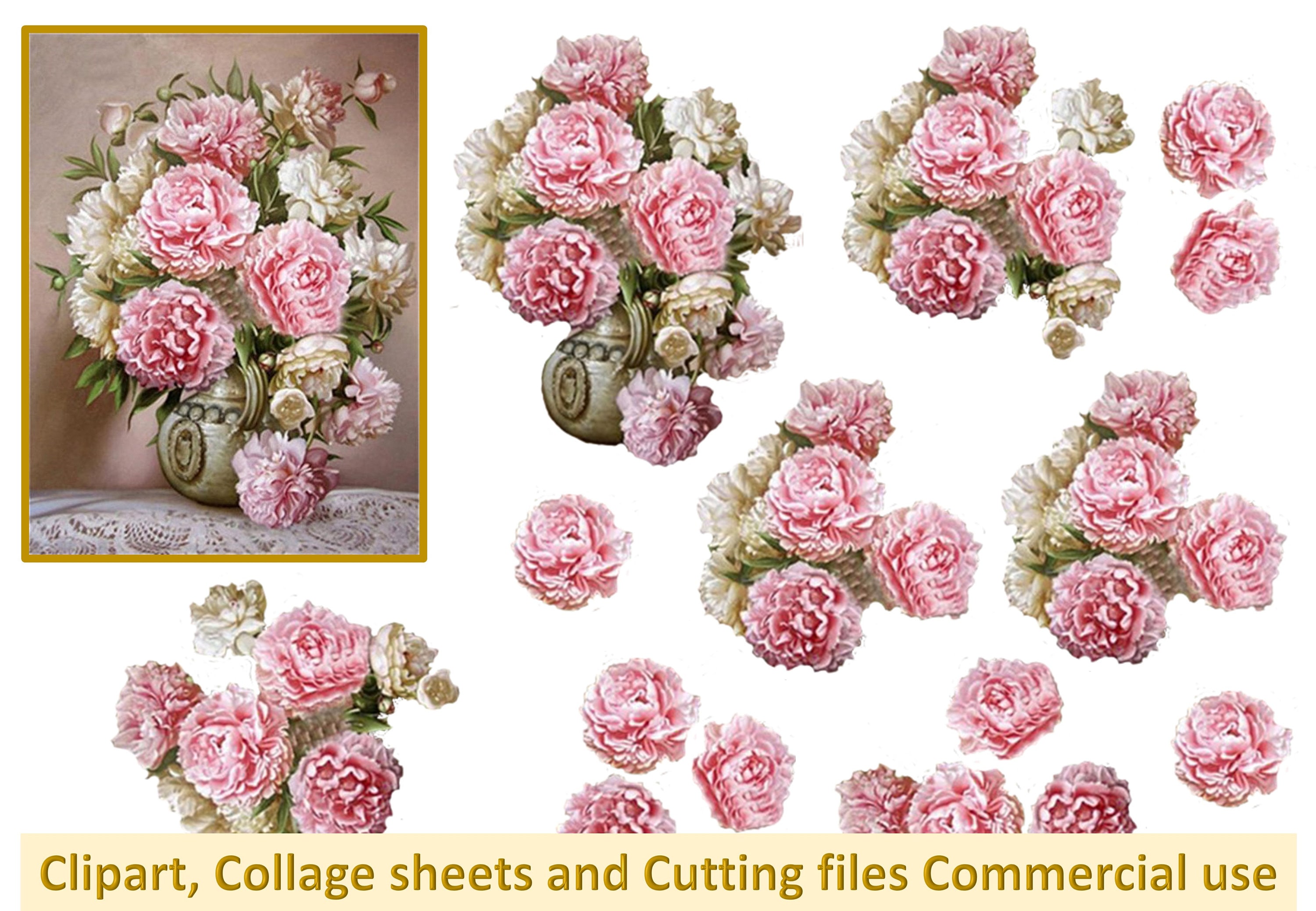 Printable Collage Sheet in A4 With All PNG Files and SVG for - Etsy