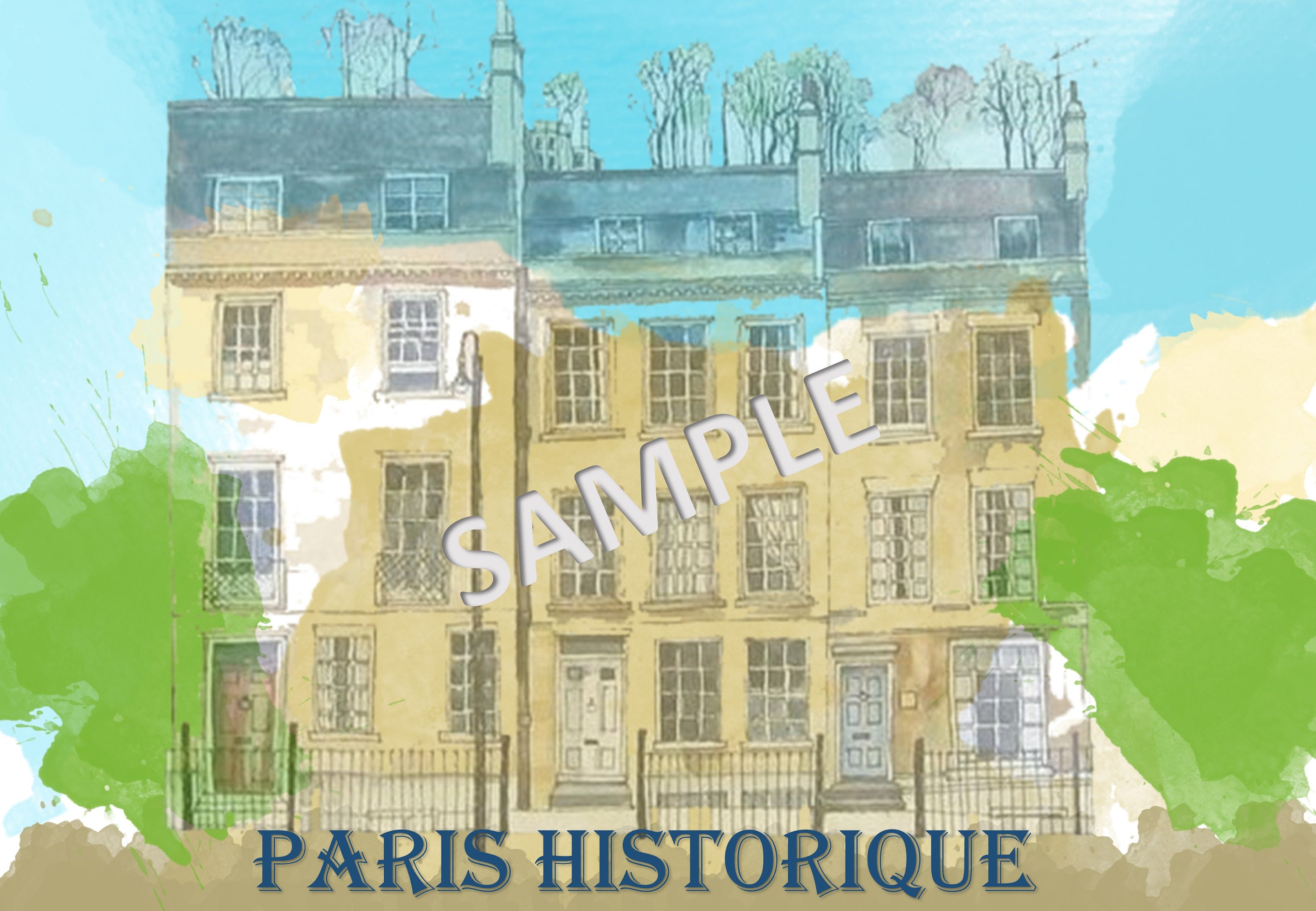 Printable Paris Digital paper backgrounds. A4 Letter Size | Etsy