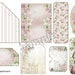 Printable Shabby Chic Folio Kit. Backgrounds, Tags, Ephemera, Pockets Front and Back Cover and ...