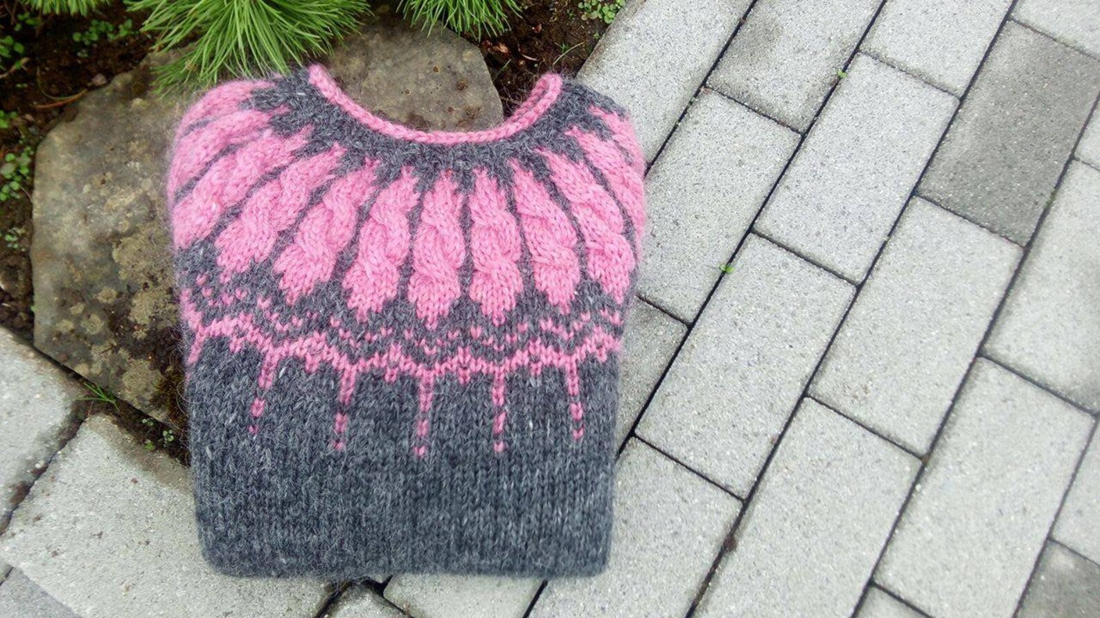 Pullover, Handknitted From Pure Wool. - Etsy
