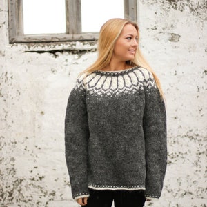 Pullover, Handknitted From Pure Wool. - Etsy
