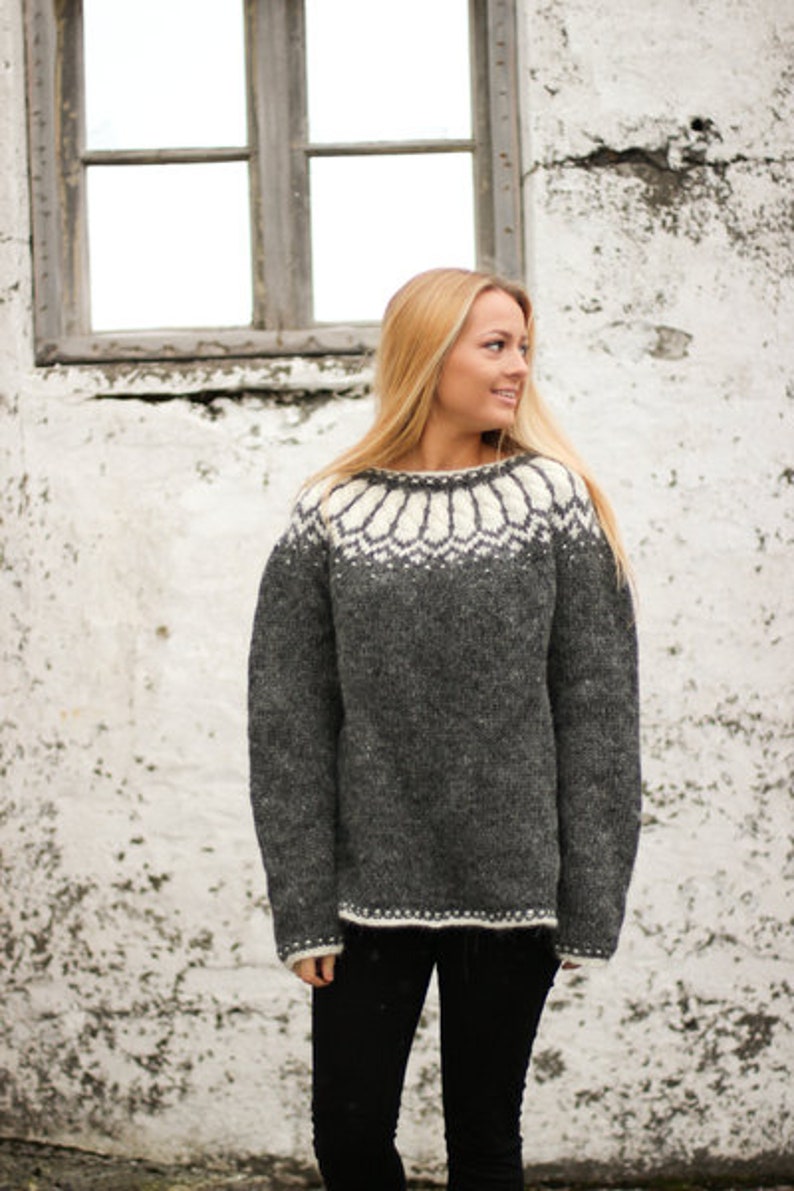 Pullover Handknitted From Pure Wool. - Etsy