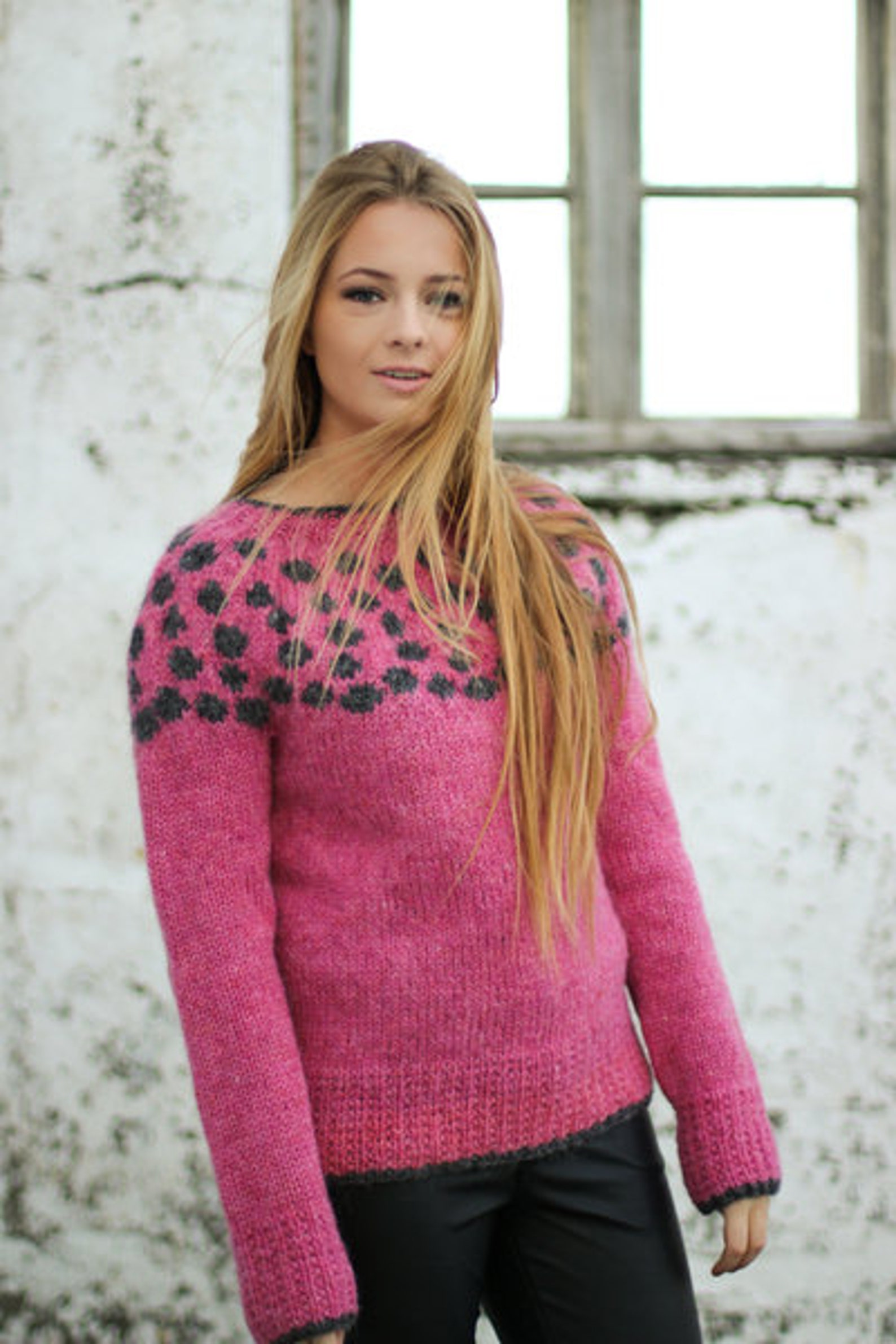 Pullover Handknitted From Pure Wool. - Etsy