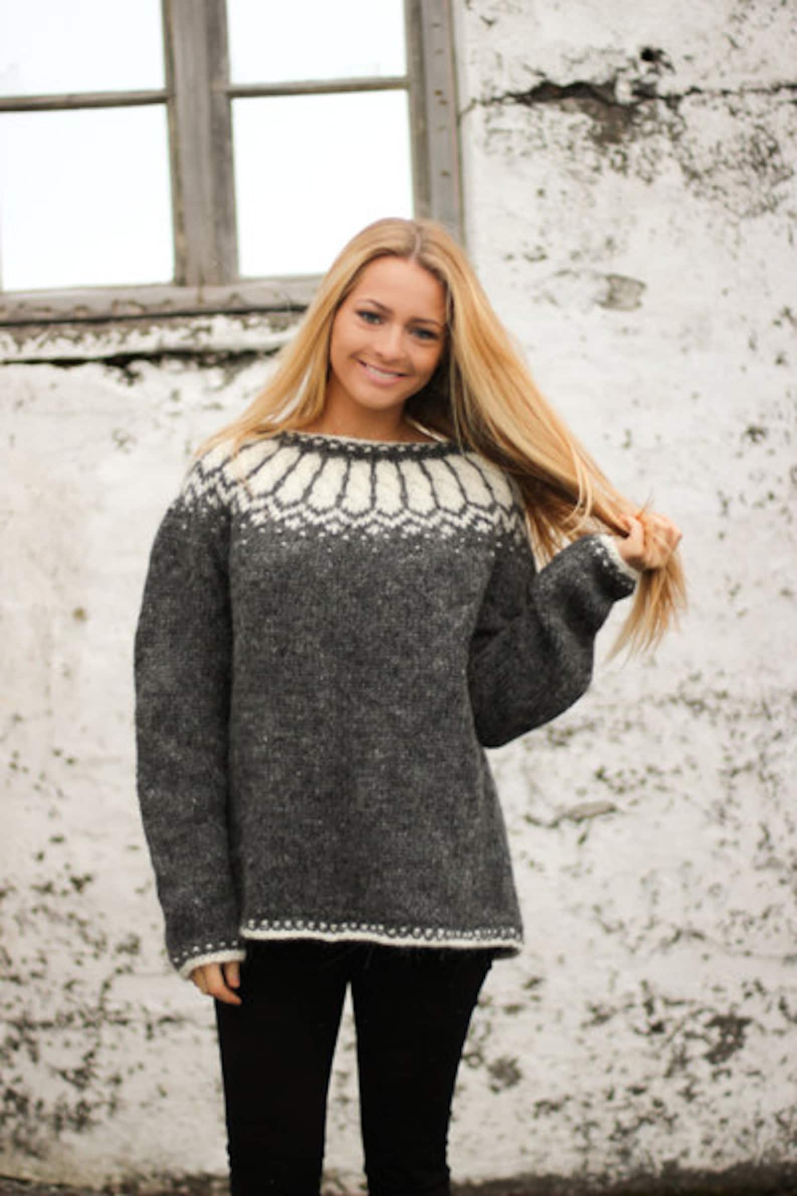 Pullover Handknitted From Pure Wool. - Etsy
