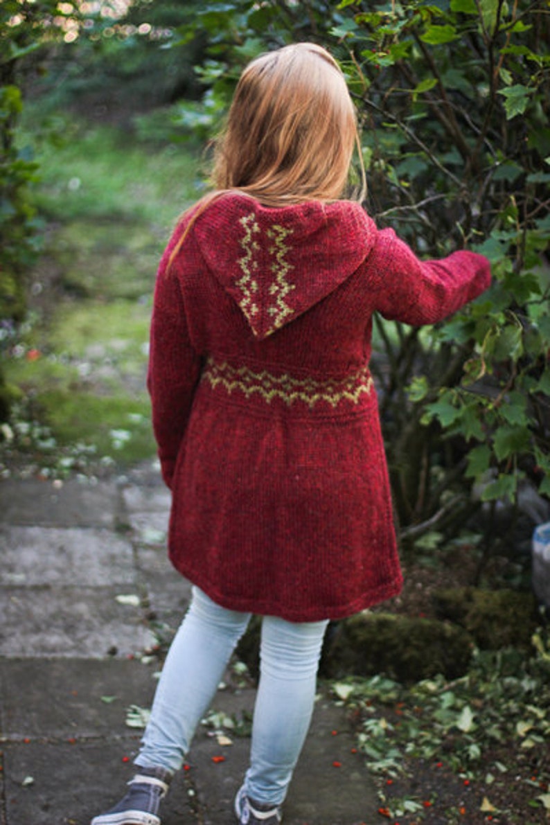 Cardigan Handknitted From Pure Icelandic Wool. - Etsy