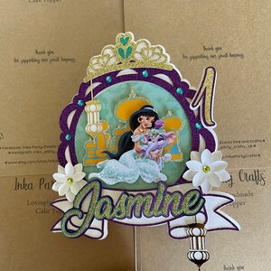 Handmade Jasmine Inspired Cake Topper Jasmine Cake - Etsy