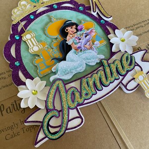 Handmade Jasmine Inspired Cake Topper Jasmine Cake - Etsy