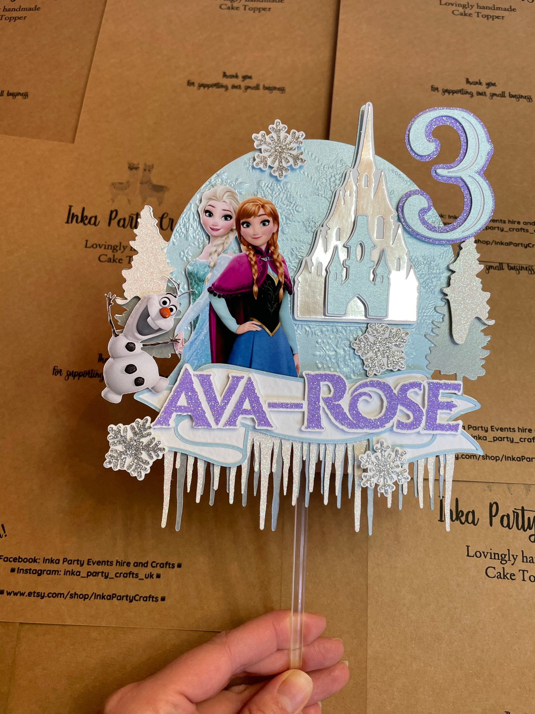 Handmade Disney Frozen Cake Topper Frozen Cake Decor - Etsy