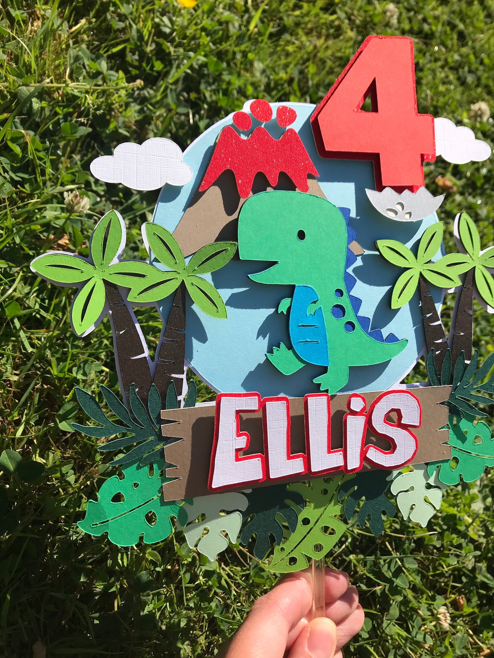 Dinosaur Theme Cake Topper Dinosaur Cake Topper Dinosaur - Etsy Canada