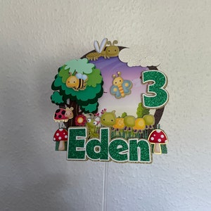 Cute Bugs Cake Topper Bugs Cake Decoration Bugs Party Decoration ...