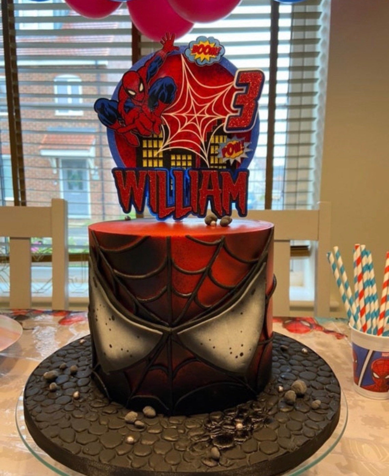 3D Spider Man Cake Topper Spider-man Personalised Handmade - Etsy