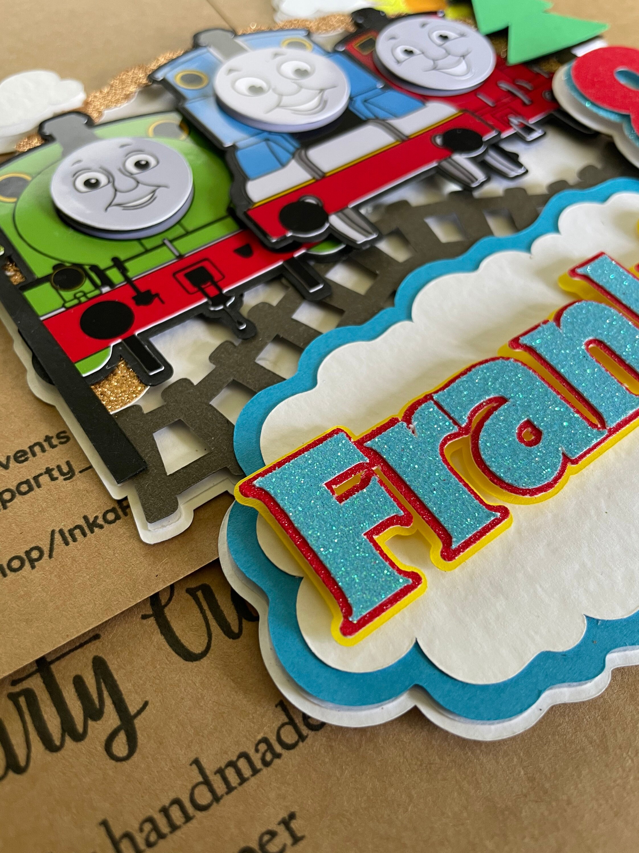 Thomas Tank Engine and Friends Inspired Cake Topper | Thomas Cake ...