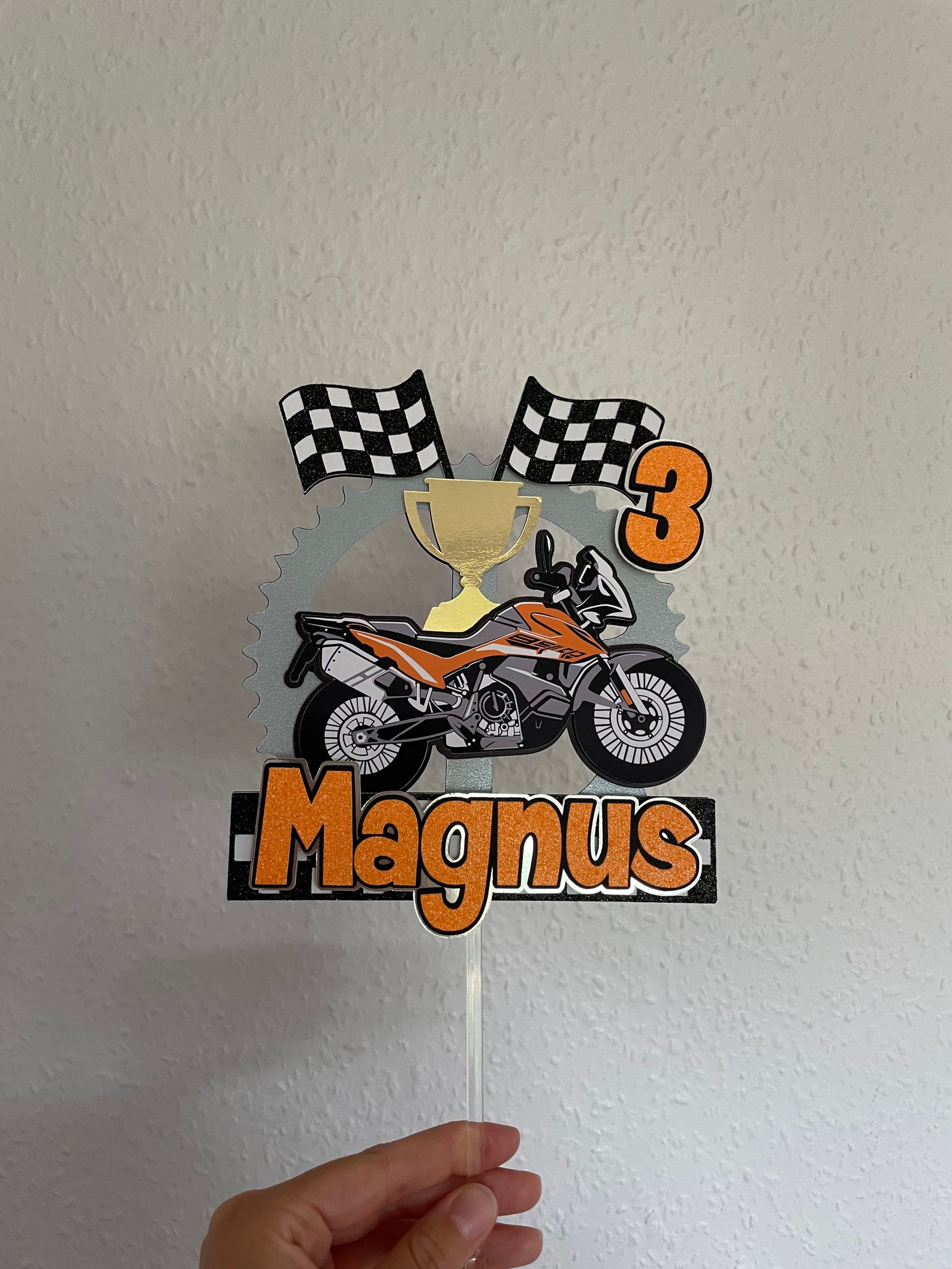Motorbike Cake Topper Motorbike Cake Decoration Sports - Etsy