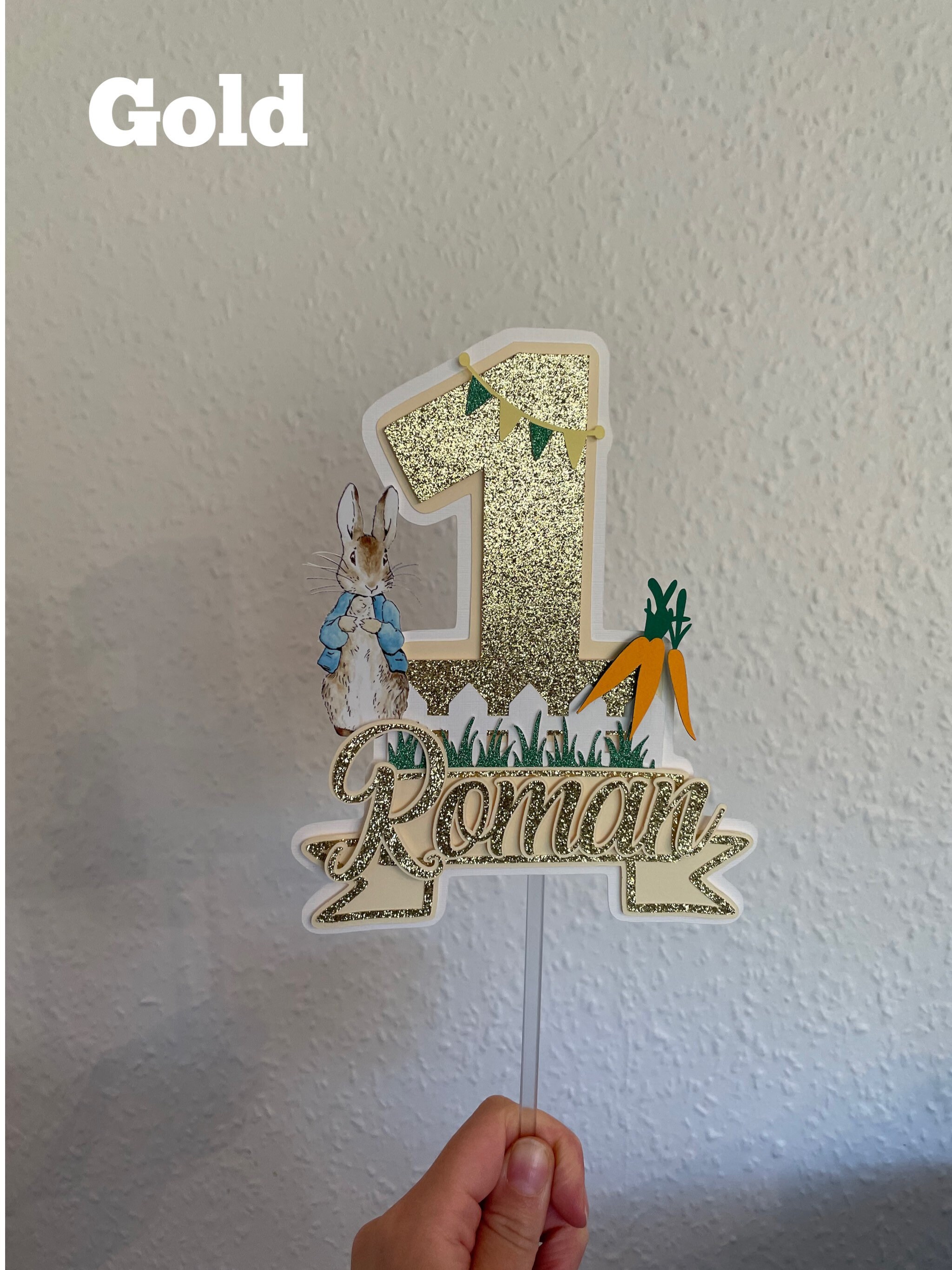 Handmade Peter Rabbit Inspired Cake Topper Peter Rabbit - Etsy UK