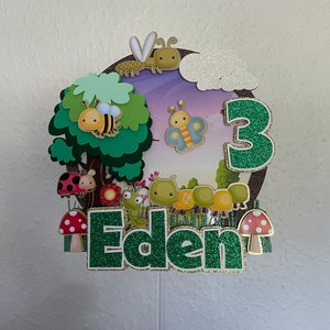 Cute Bugs Cake Topper Bugs Cake Decoration Bugs Party Decoration ...