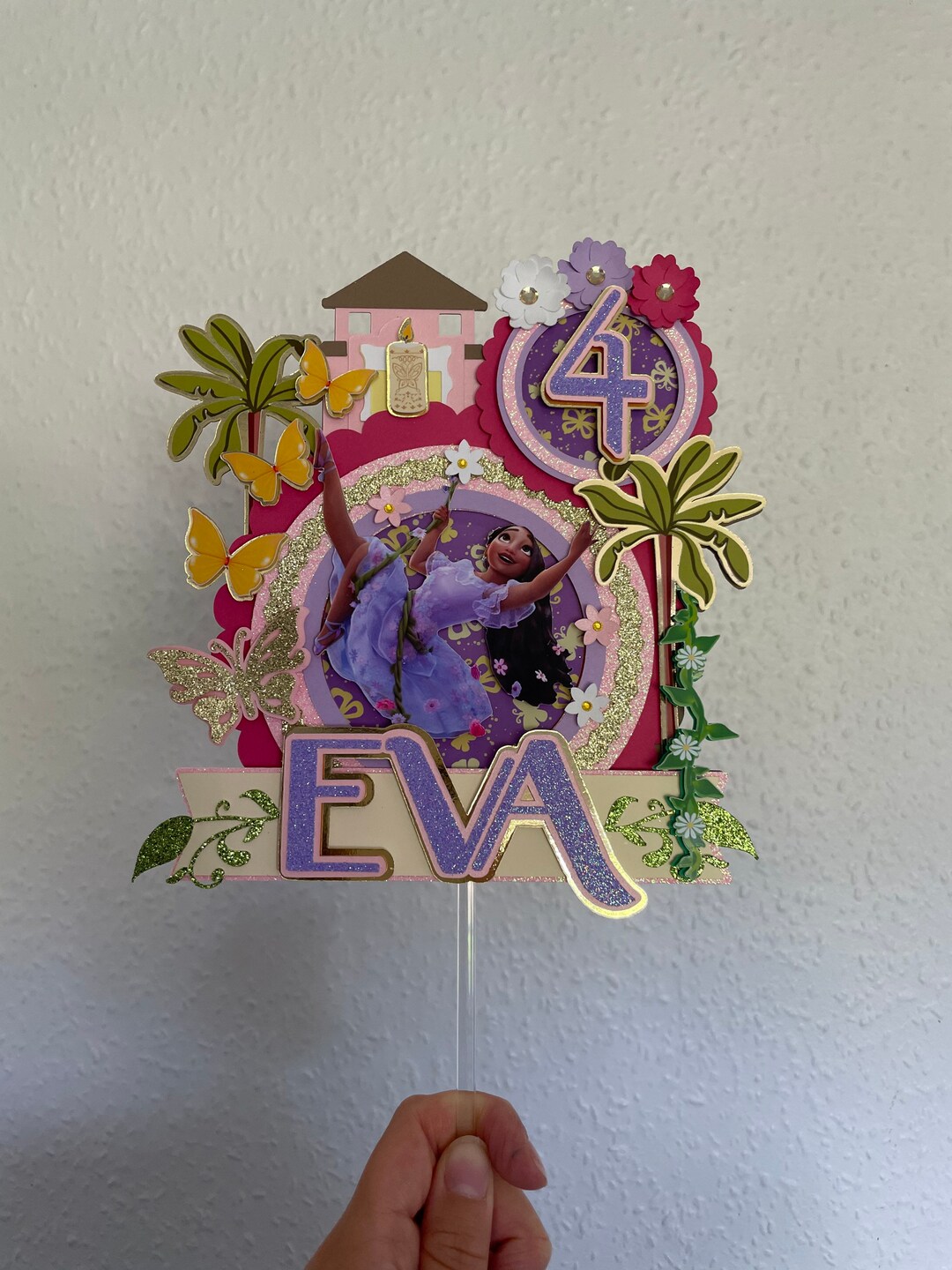 Isabela Encanto Cake Topper | Handmade Topper | Birthday Party ...