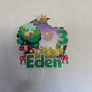 Cute Bugs Cake Topper Bugs Cake Decoration Bugs Party Decoration ...