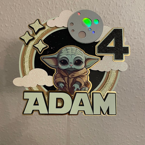 Starwars Baby Shower Cake Topper - Etsy UK