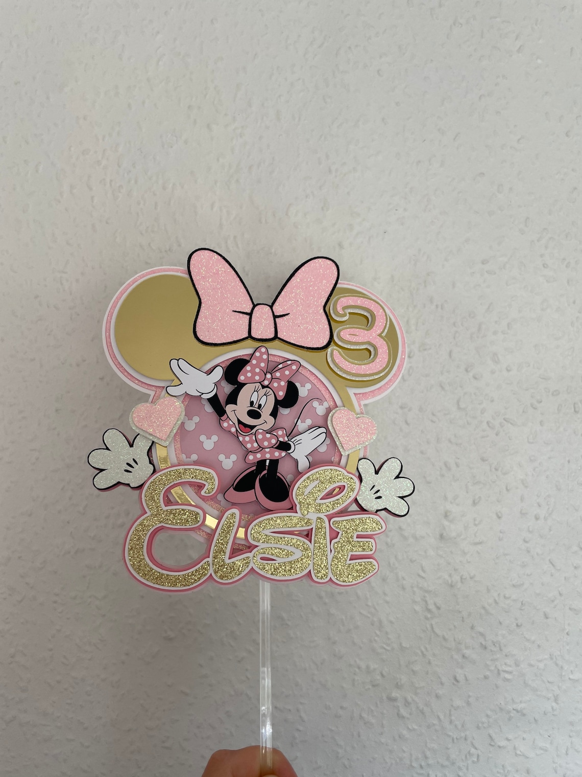 Handmade Minnie Mouse Cake Topper Minnie Mouse Cake Topper - Etsy