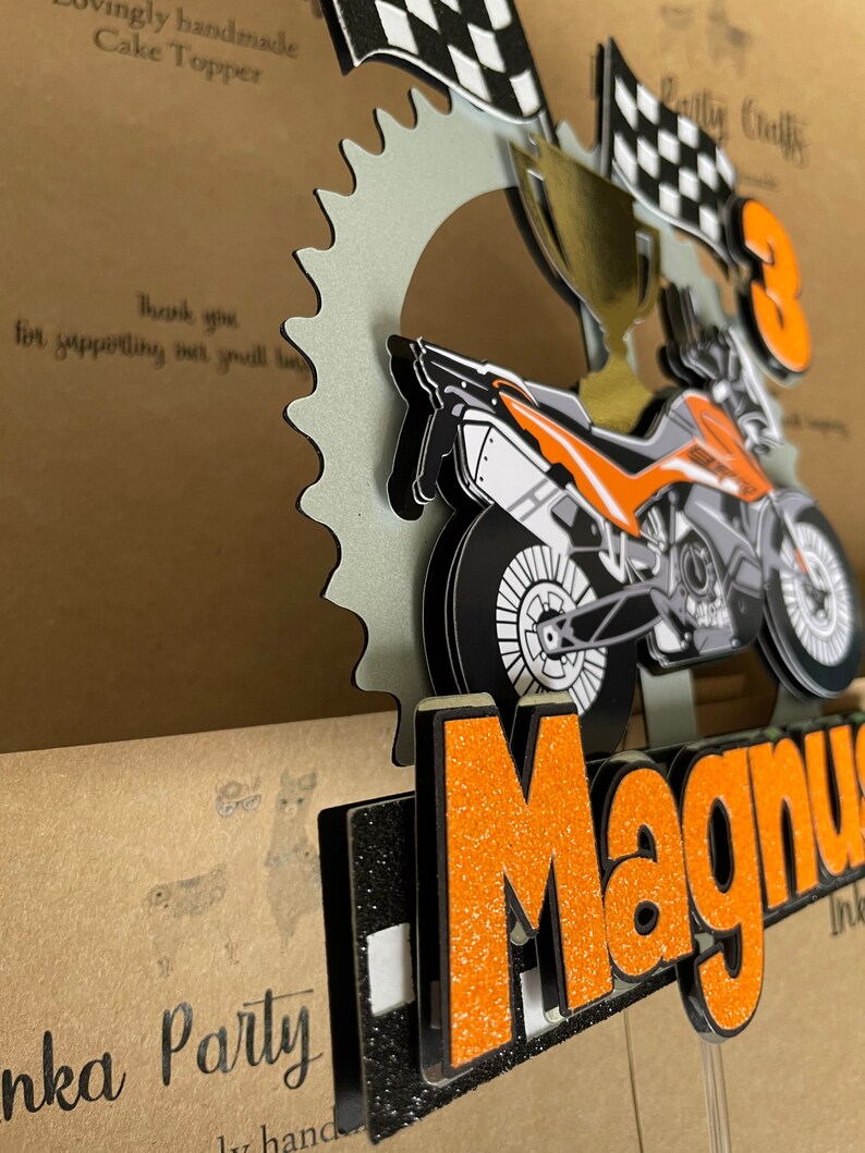 Motorbike Cake Topper Motorbike Cake Decoration Sports - Etsy