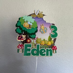 Cute Bugs Cake Topper Bugs Cake Decoration Bugs Party Decoration ...