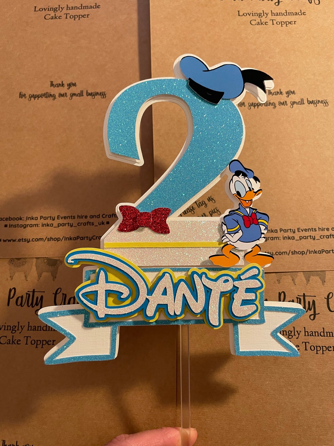 3D Donald Duck Cake Topper Donald Duck Cake Topper Disney - Etsy