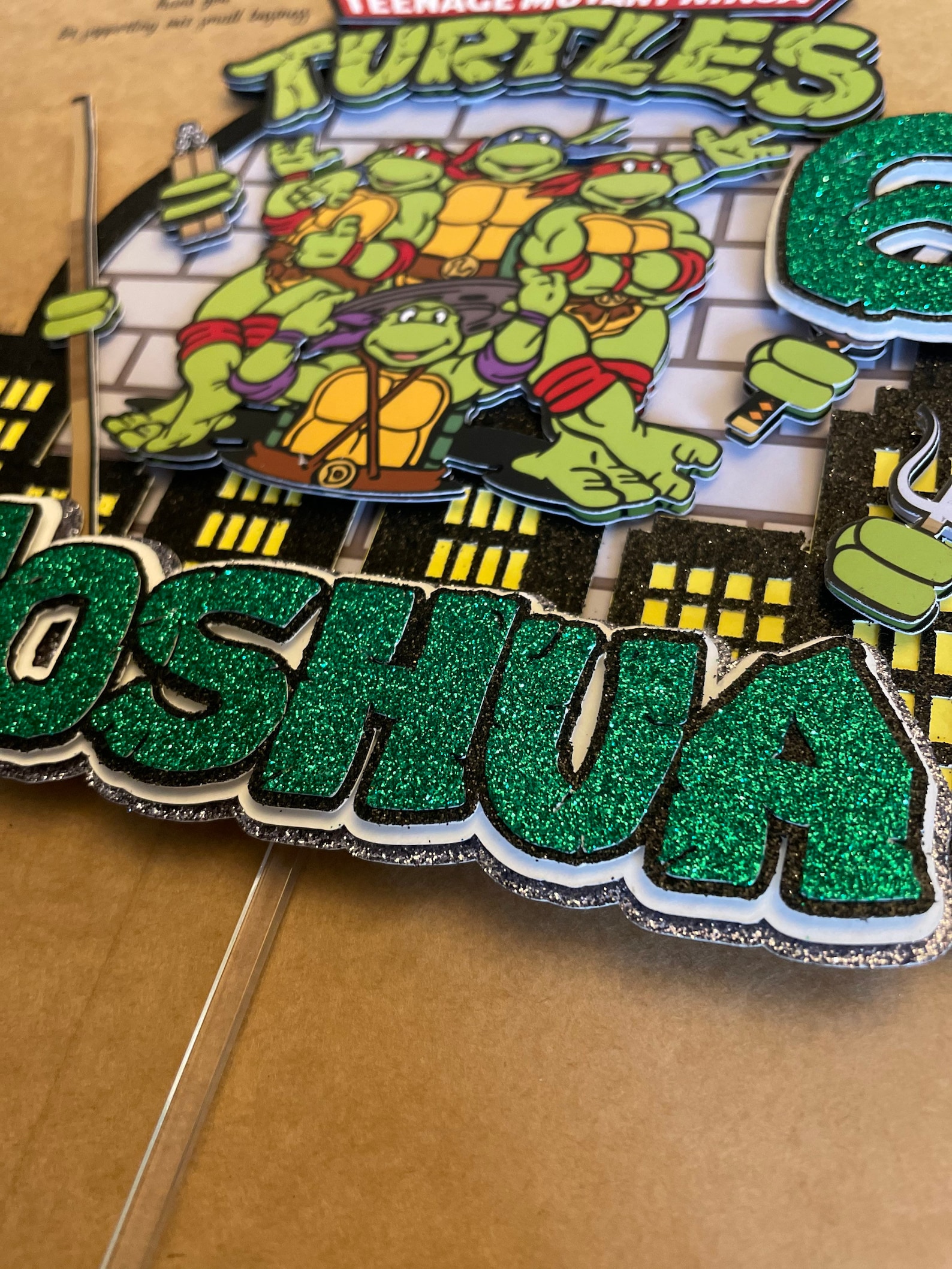 Ninja Turtles Inspired Cake Topper | Cake Topper | Birthday Party ...