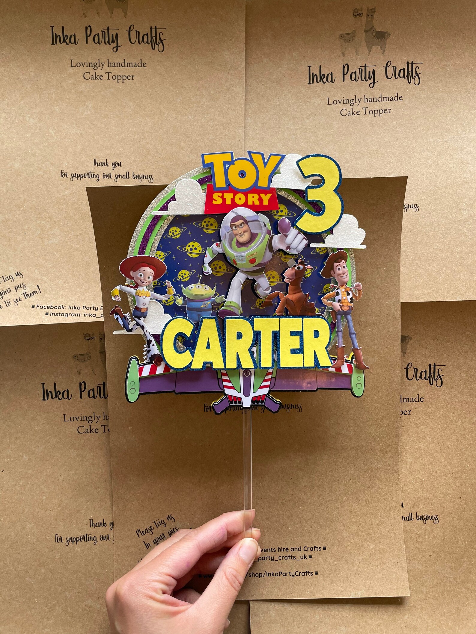 Toy Story Cake Topper Toy Story Cake Decoration Birthday - Etsy UK