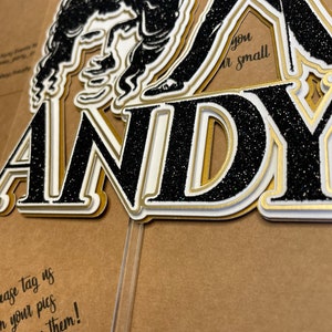 Queen Inspired Cake Topper | Freddie Mercury Cake Topper | Brian May ...