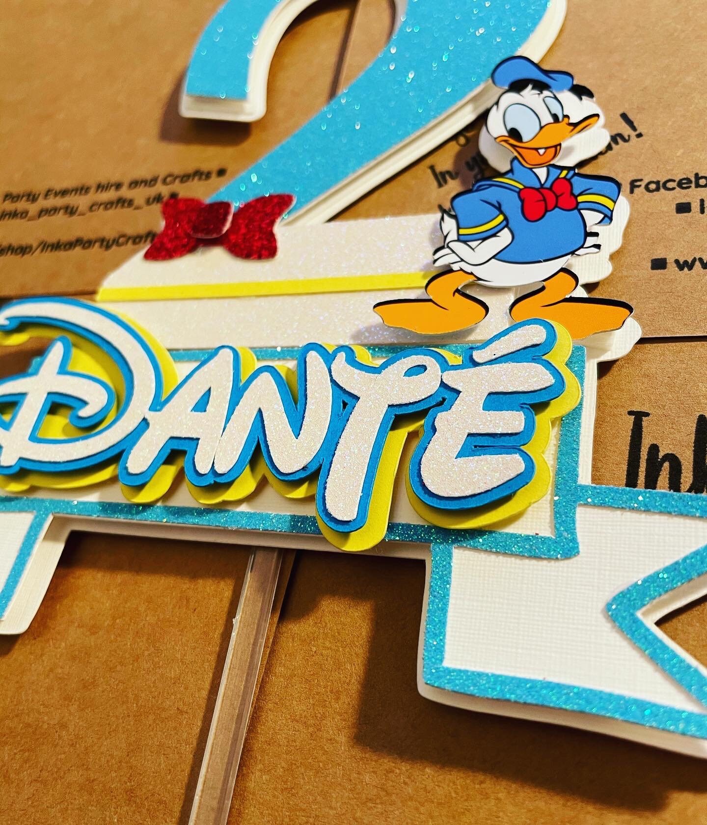 3D Donald Duck Cake topper / Donald Duck Cake Topper / - Etsy España