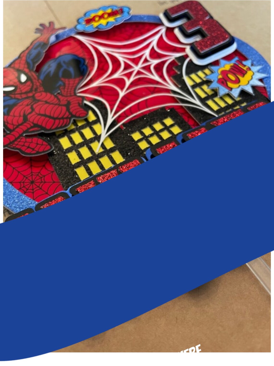 3D Spider Man Cake Topper Spider-man Personalised Handmade | Etsy UK