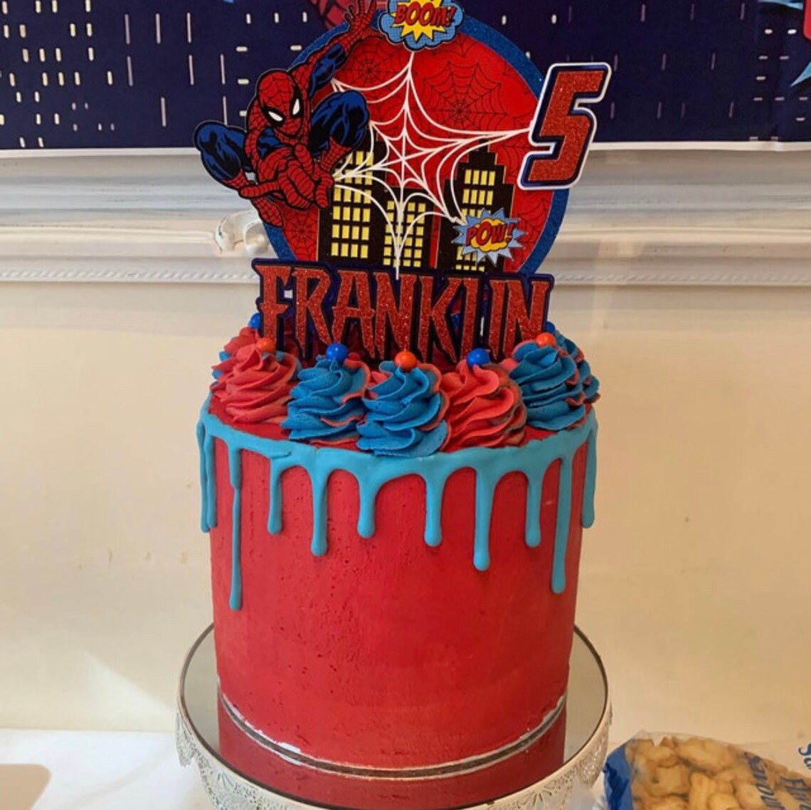 3D Spider Man Cake Topper Spider-man Personalised Handmade - Etsy UK