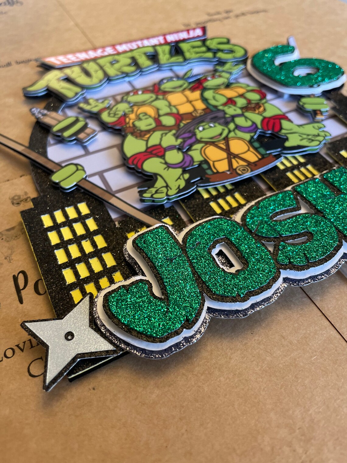 Ninja Turtles Inspired Cake Topper | Cake Topper | Birthday Party ...