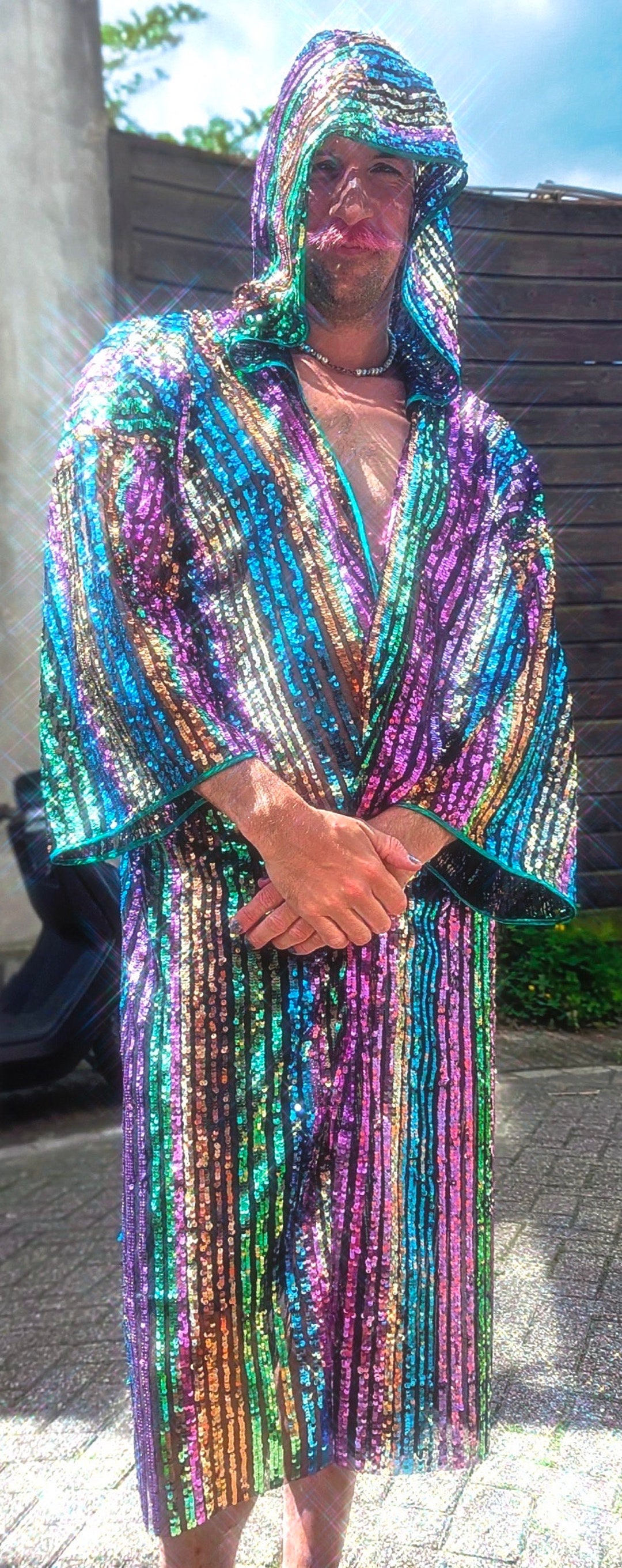 Pride Rainbow Kimono, Pride Rainbow Jacket, Pride Jacket, Pride Sequin ...