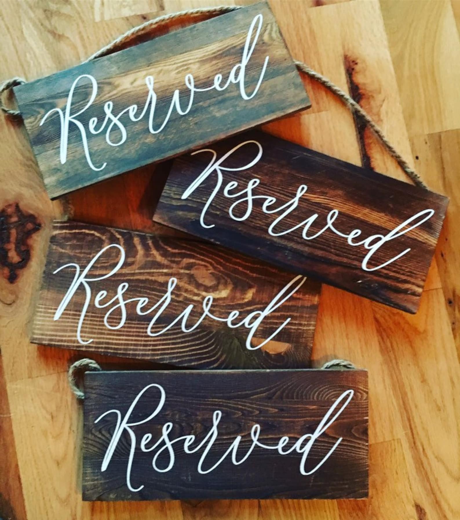Wooden Reserved Signs, Wedding Reserved Signs, Reserved, Reserved Signs ...