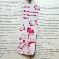 Banned Book Bookmark- Caution! - Etsy