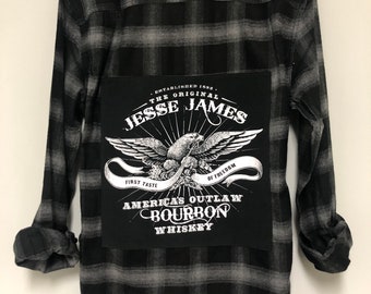 Sturgis Motorcycle Rally Upcycled Flannel - Etsy