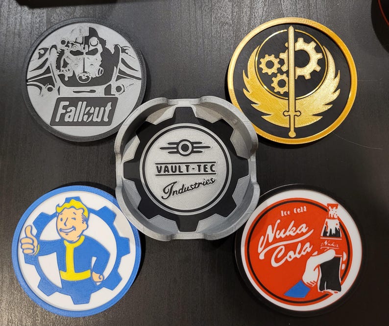 Fallout Coaster Set - Etsy