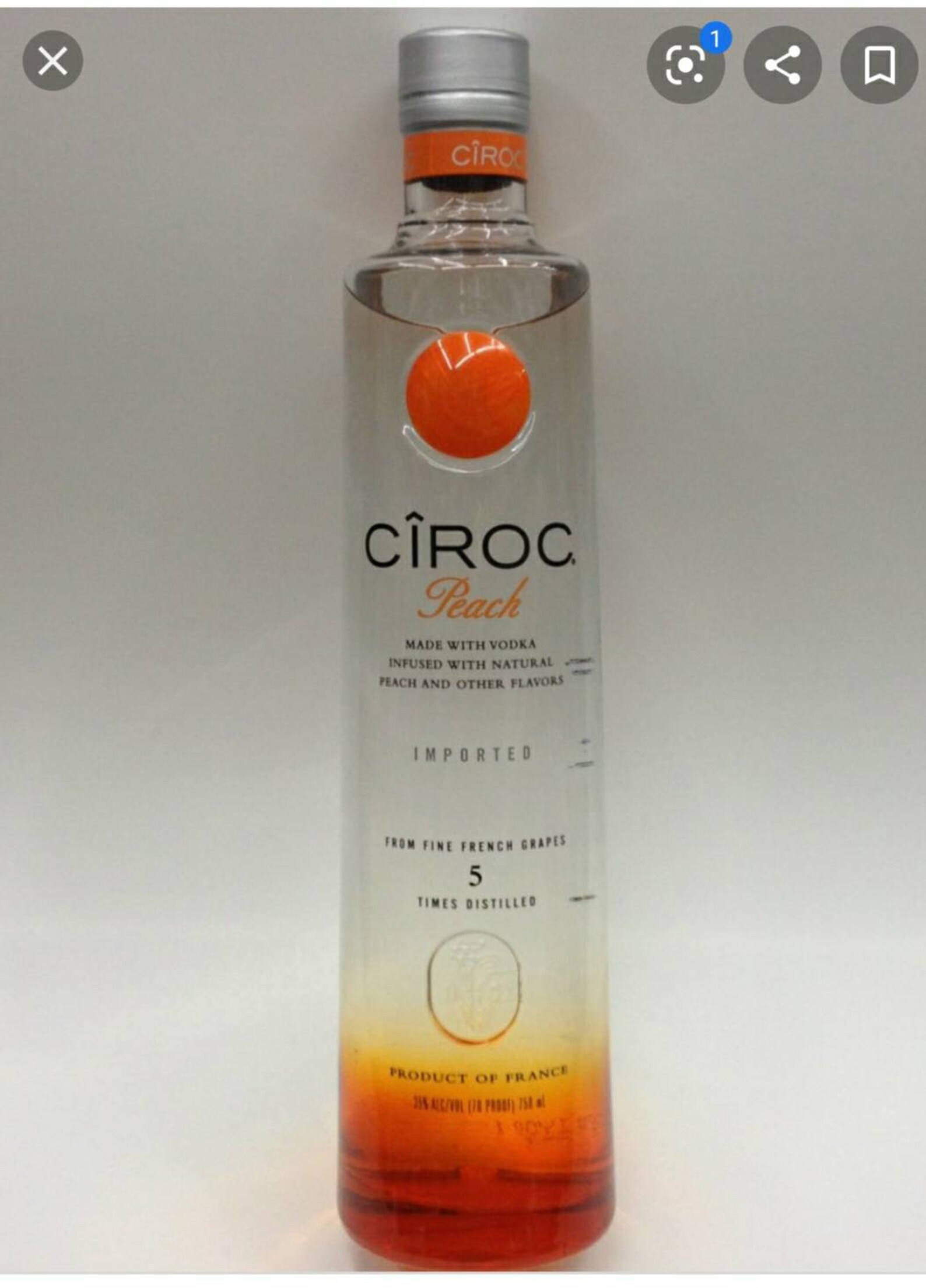 1 Or 3 Or 6 Empty Ciroc Peach Flavor Liter Bottles Etsy 1-or-3-or-6-empty-ciroc-peach-flavor-liter-bottles-etsy