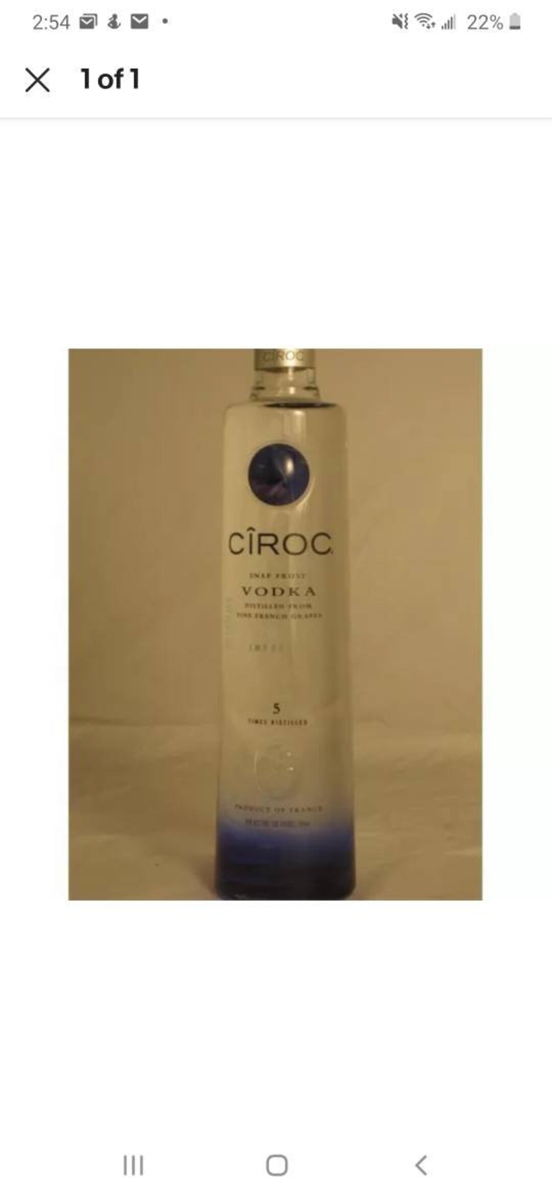 1 or 3 or 6 Empty Ciroc Frost Flavor Liter Bottles - Etsy