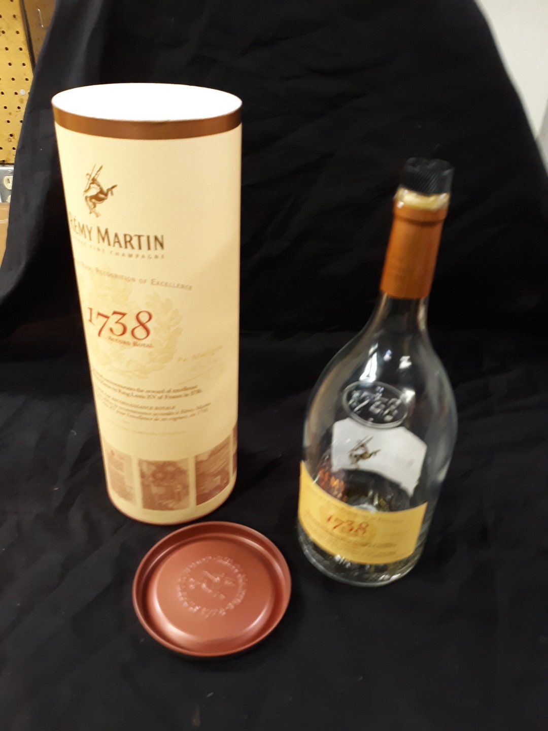 1 or 3 or 6 Empty Remy 1738 Liter Bottles With Corks - Etsy