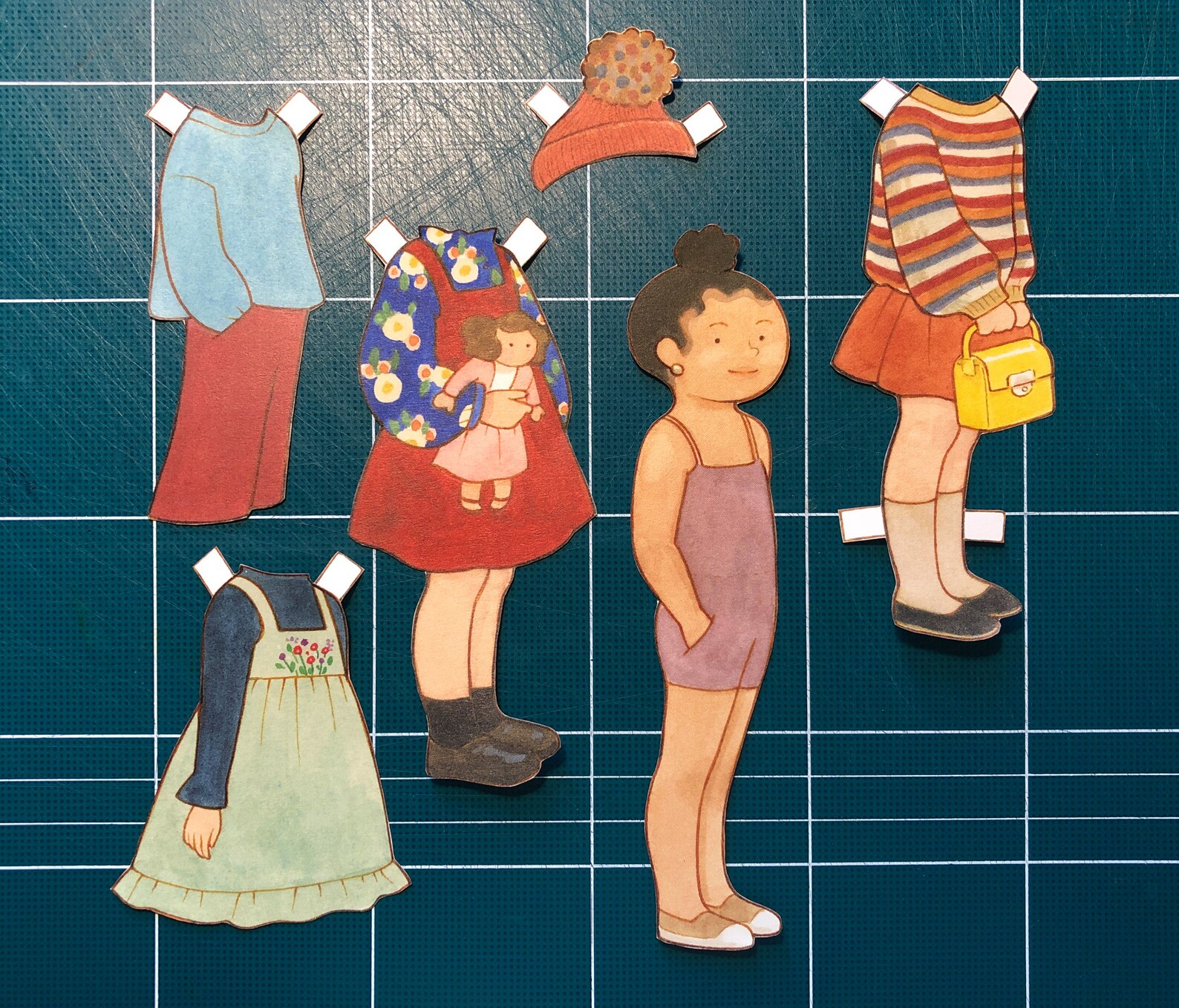 Printable Paper Doll / Angels Spring / A4 / Digital Download | Etsy