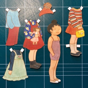 Printable Paper Doll / Angels Spring / A4 / Digital Download | Etsy