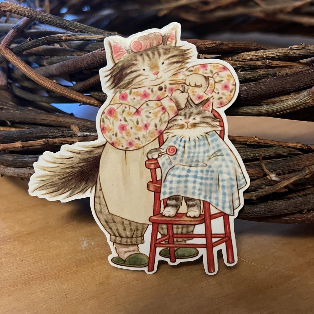 Big Sticker - Haircut - Etsy