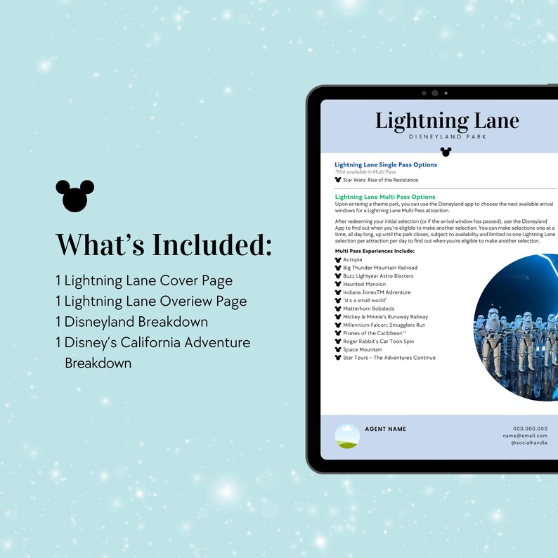 DLR Travel Agent Lightning Lane Single Pass & Multi Pass Overview, DLR ...