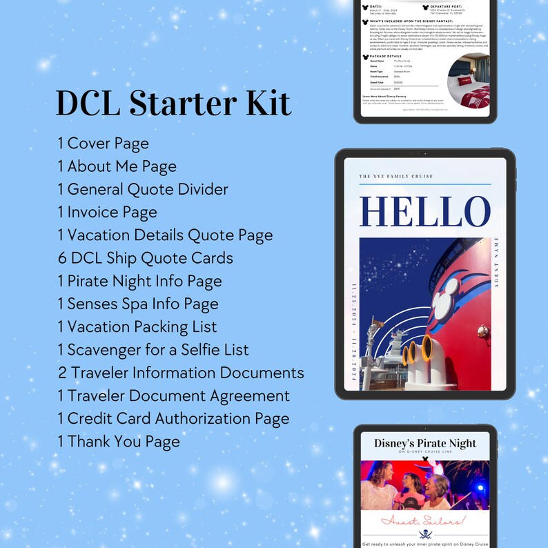 The Most Magical Travel Agent Client Starter Kit, DLR Travel Agent ...